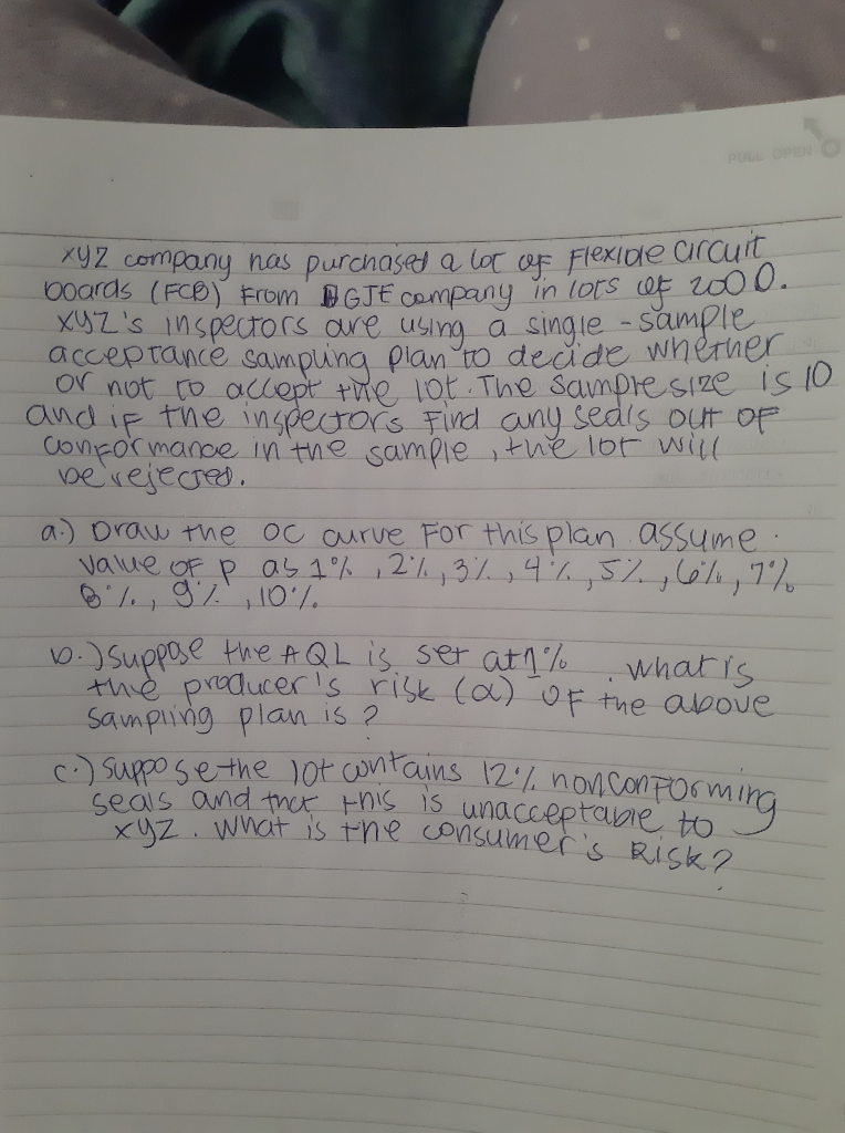 PULL OPEN Cempany nas purchase a lor oF Flexide | Chegg.com
