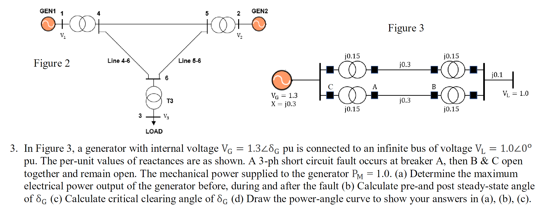 Solved Figure 3 3. In Figure 3, a generator with internal | Chegg.com