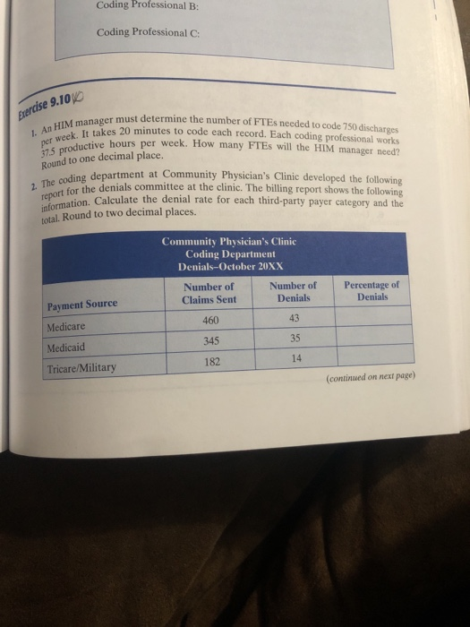 Solved Coding Professional B Coding Professional C rerise | Chegg.com