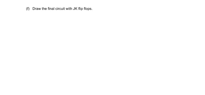 Solved 5. Using JK flip-flops, design a clock synchronous | Chegg.com