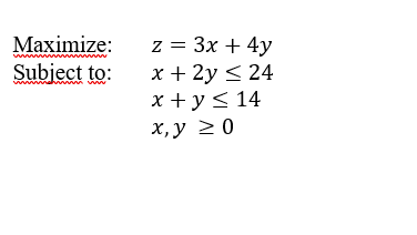 Solved Solve each of the following maximization or | Chegg.com