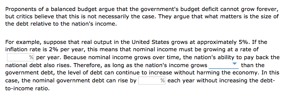 Solved 5. Impact of budget deficits The following graph | Chegg.com
