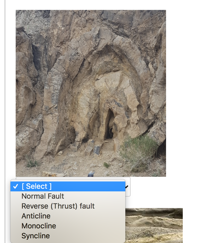 Solved [ Select ] Anticline Syncline Normal Fault Right | Chegg.com