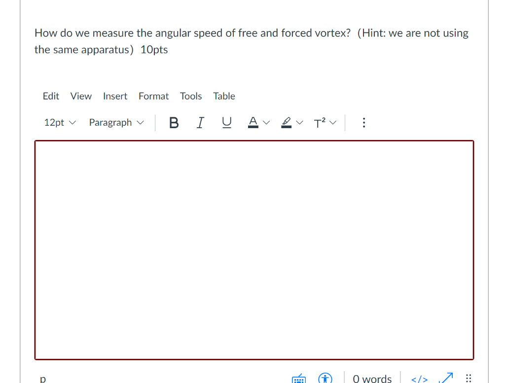 Solved How do we measure the angular speed of free and | Chegg.com