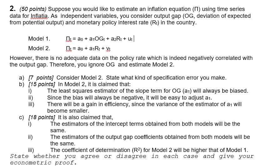 Solved Π(Rt) in ﻿the country.Model | Chegg.com