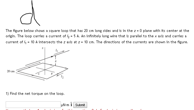 Solved The closed loop shown in the figure below carries a | Chegg.com