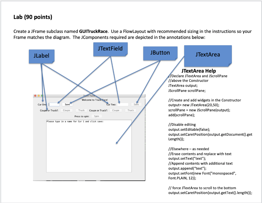 CS1341 - Lab 8 Assignment Overview In Lab 7 you added | Chegg.com