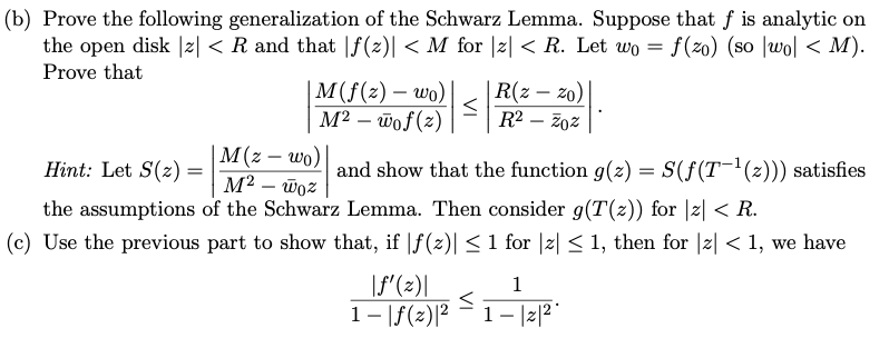 Solved (b) ﻿Prove the following generalization of the | Chegg.com