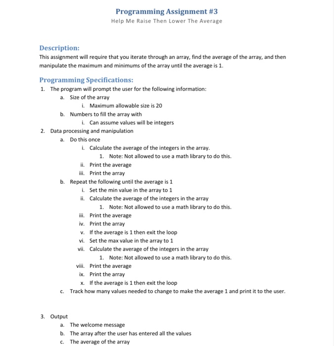 Solved C++ Only Please Use: - Vector or Arrays - Ints & | Chegg.com