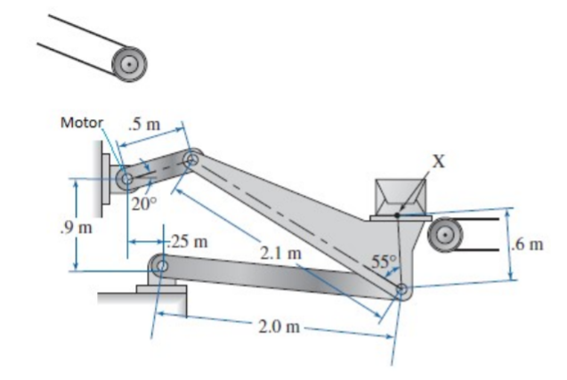 Solved For the figure shown, determine the Grashof condition | Chegg.com