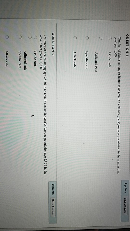 Solved QUESTION 2 2 po Copy of The mean is the value that: | Chegg.com