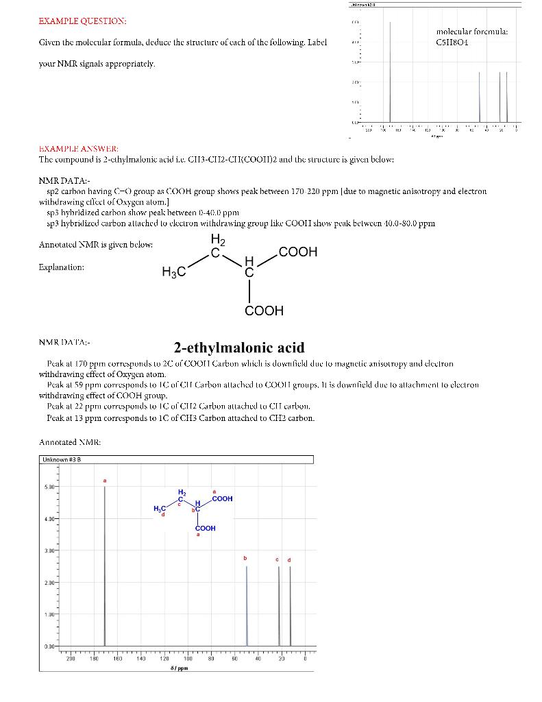 Solved 4. Given the molecular formula (C9H12), deduce the | Chegg.com