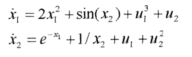 Solved Linearize the following nonlinear equations of | Chegg.com