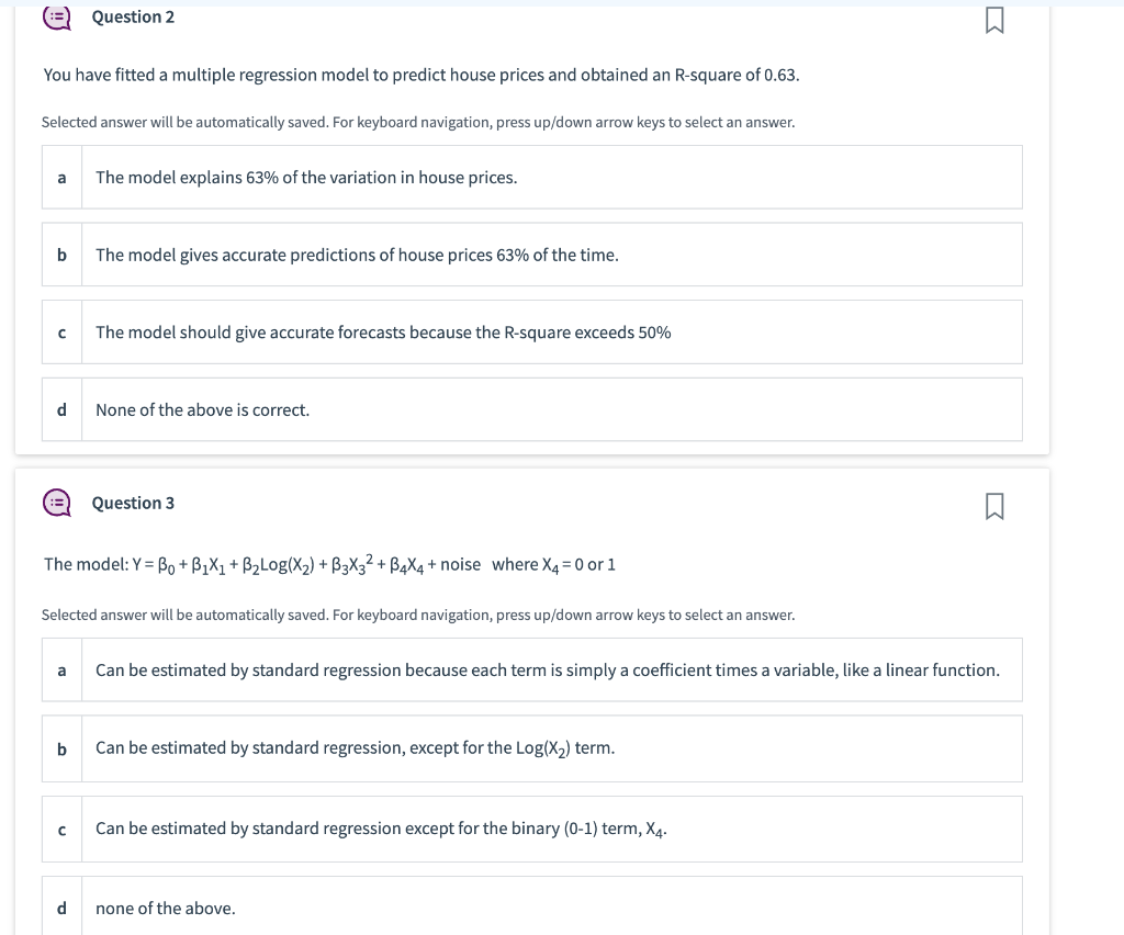 Solved ou have fitted a multiple regression model to predict | Chegg.com