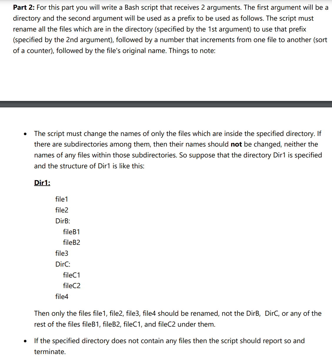 Solved Part 2 For This Part You Will Write A Bash Script 0025