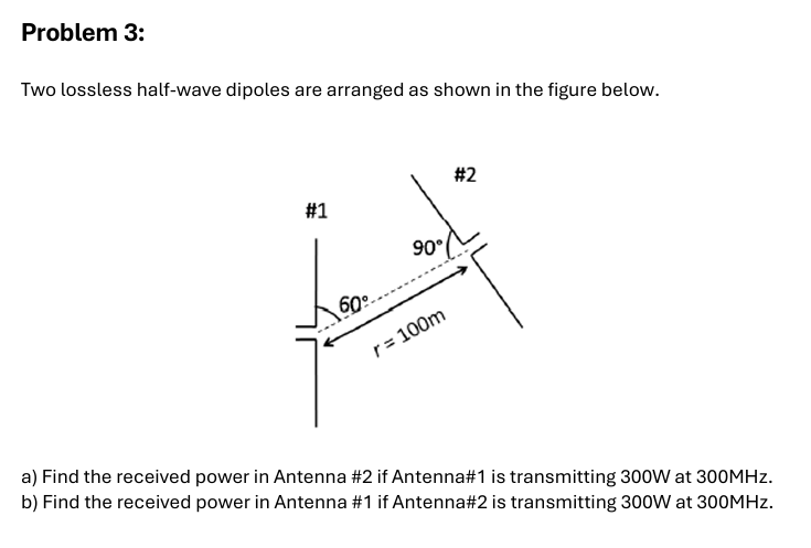 Show me the steps to solve Problem 3:Two lossless | Chegg.com