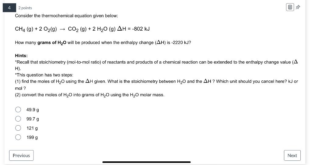 Solved Consider the thermochemical equation given below: | Chegg.com