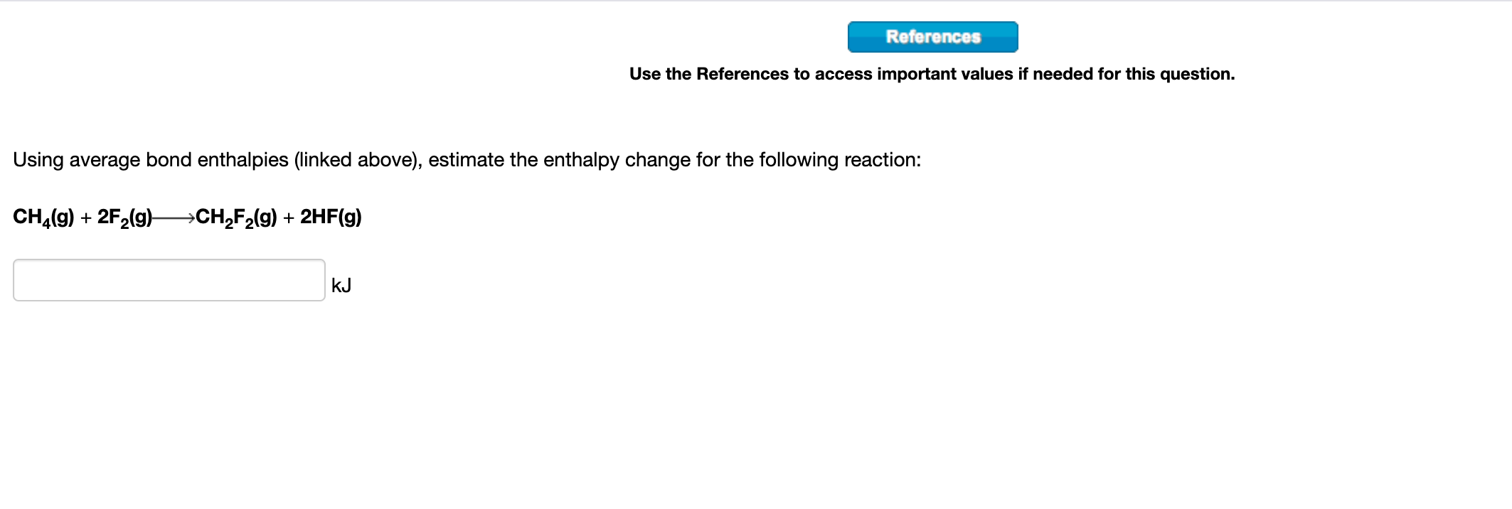 Solved References Use the References to access important | Chegg.com