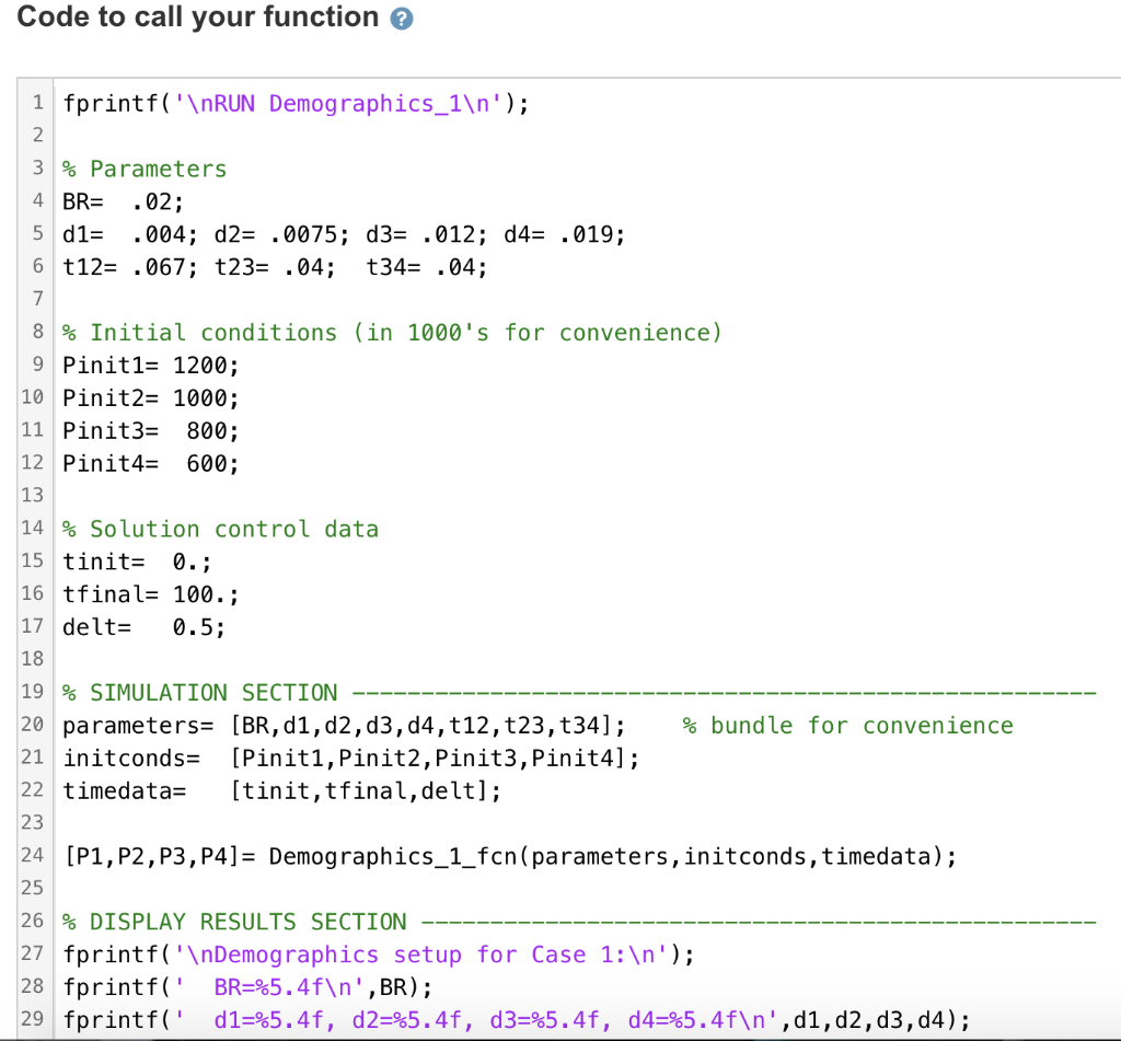 Solved Use the demographics equation derived in class to | Chegg.com
