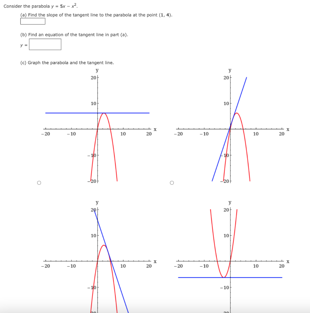 solved-consider-the-parabola-y-5x-x2-a-find-the-slope-chegg
