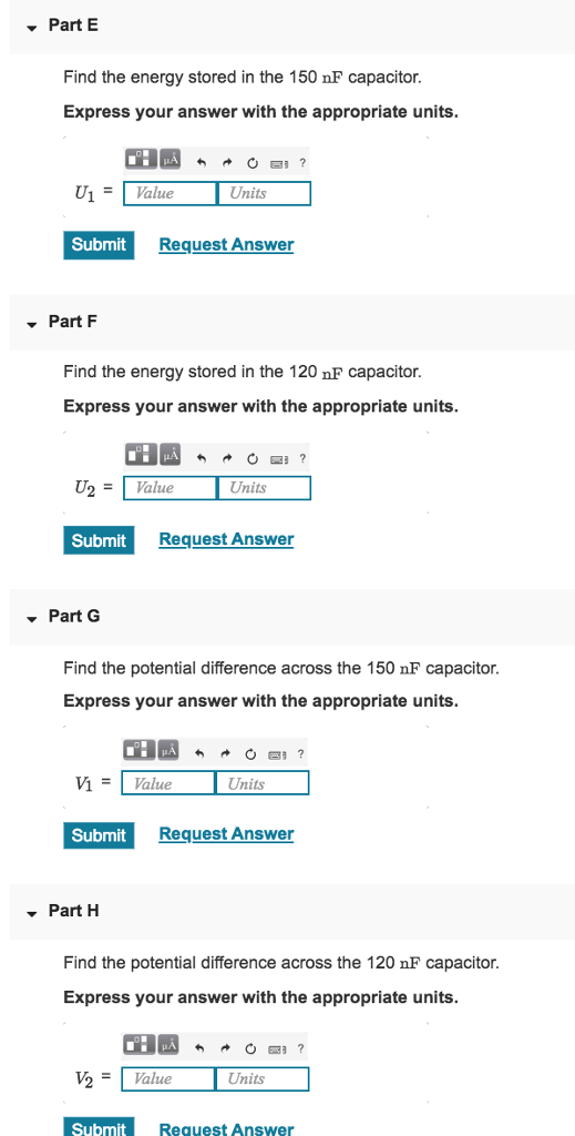 Solved Constants For the capacitor network shown in (Figure | Chegg.com