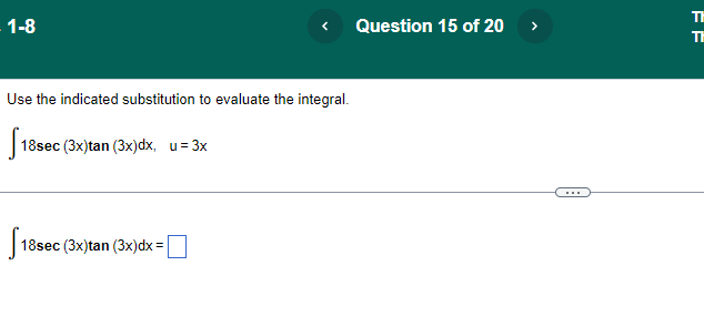 Solved Use the indicated substitution to evaluate the | Chegg.com