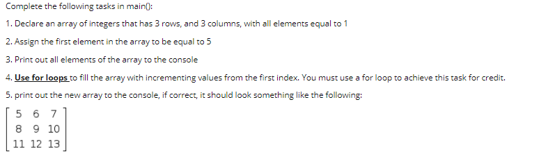 Solved Complete the following tasks in main(): 1. Declare an | Chegg.com