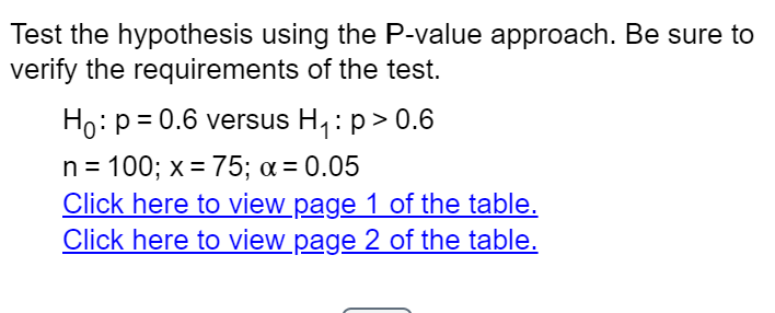 Solved Test the hypothesis using the P-value approach. Be | Chegg.com