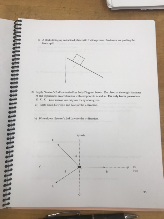 Solved Activity #6 Force Problems When you make force | Chegg.com
