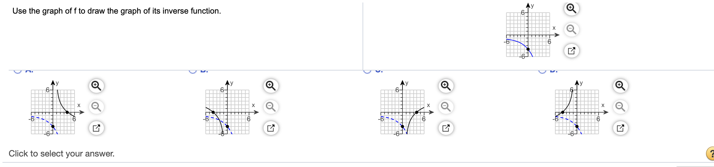 Solved Use the graph off to draw the graph of its inverse | Chegg.com