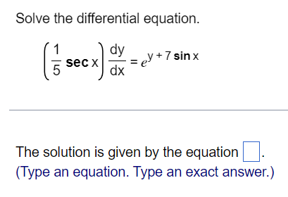 Solved 7.4 HW - Exponential Change and Separable | Chegg.com