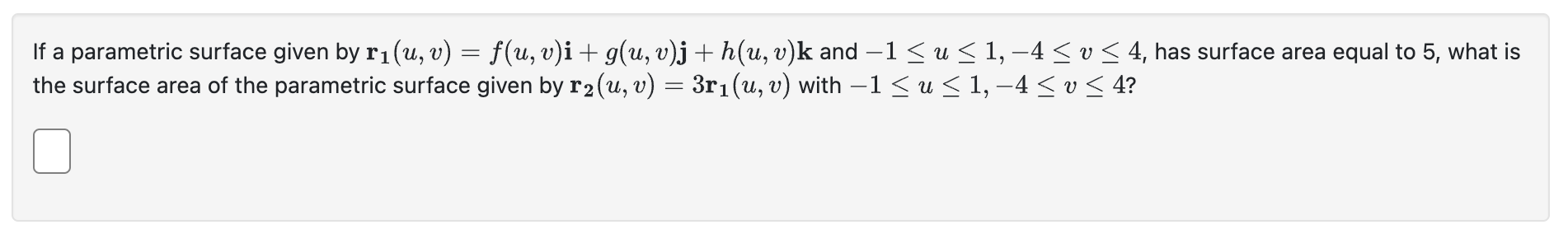 Solved If a parametric surface given by | Chegg.com