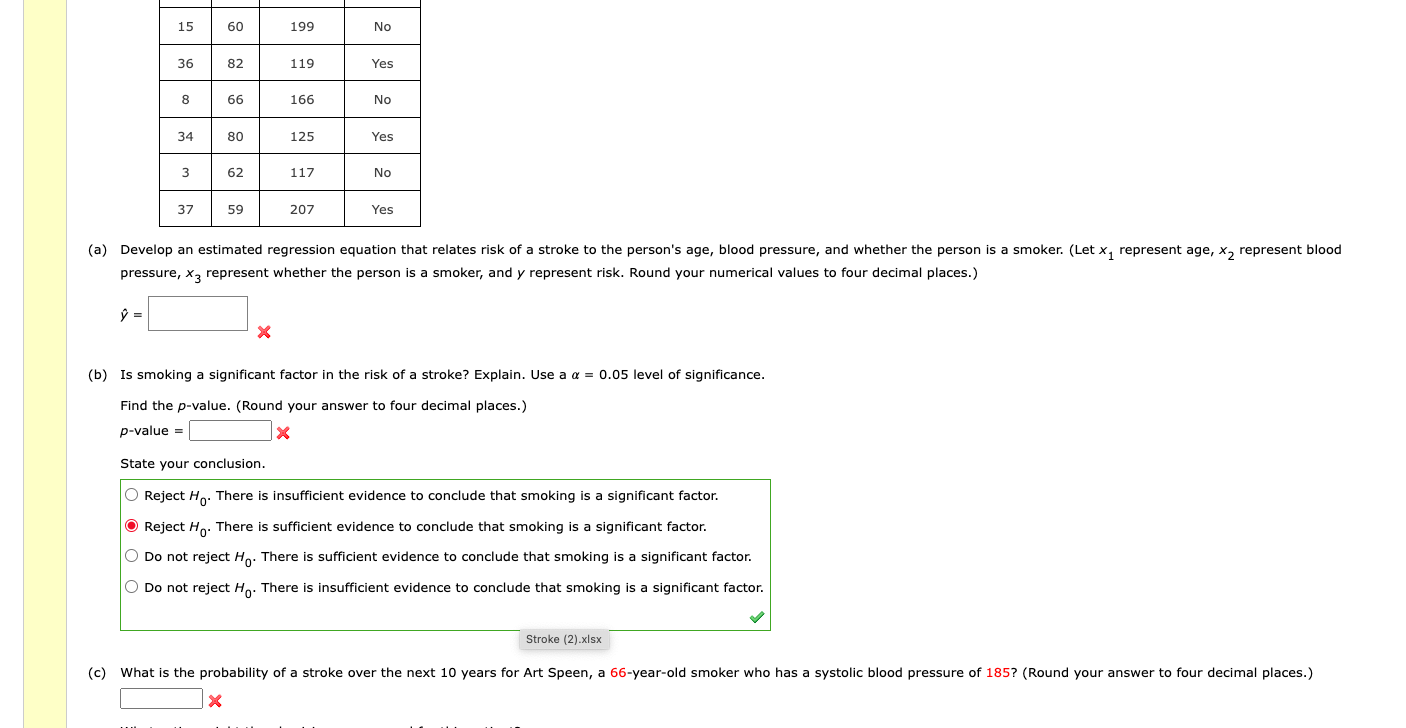 Solved define a dummy variable with 1 indicating a smoker | Chegg.com