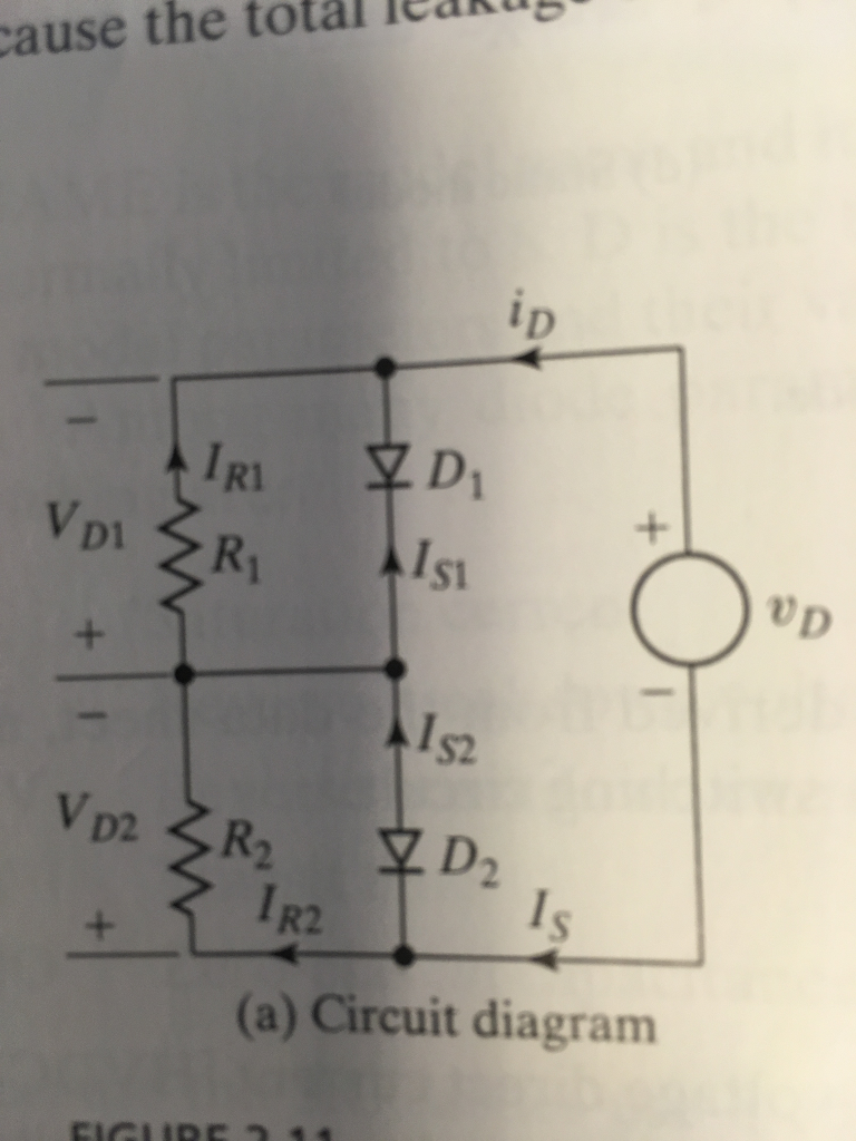 Solved Two diodes are connected in series as shown in the | Chegg.com