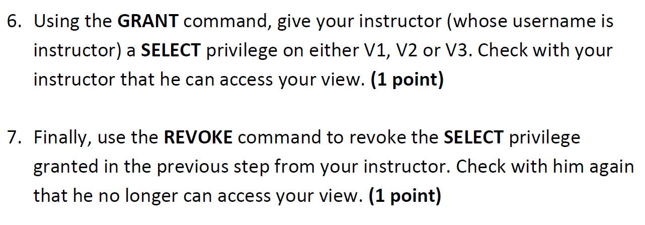 Solved 1. Create a view called V1 to show the employee first | Chegg.com