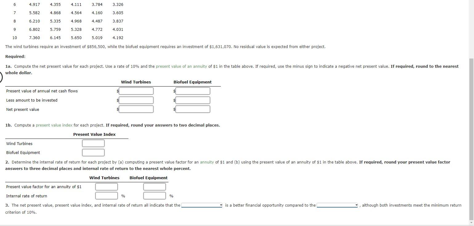 Solved Average Rate of Return Method, Net Present Value | Chegg.com