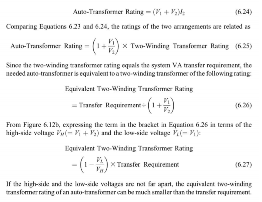 Solved 6.13 In Example 6.2, the auto-transformer is loaded | Chegg.com
