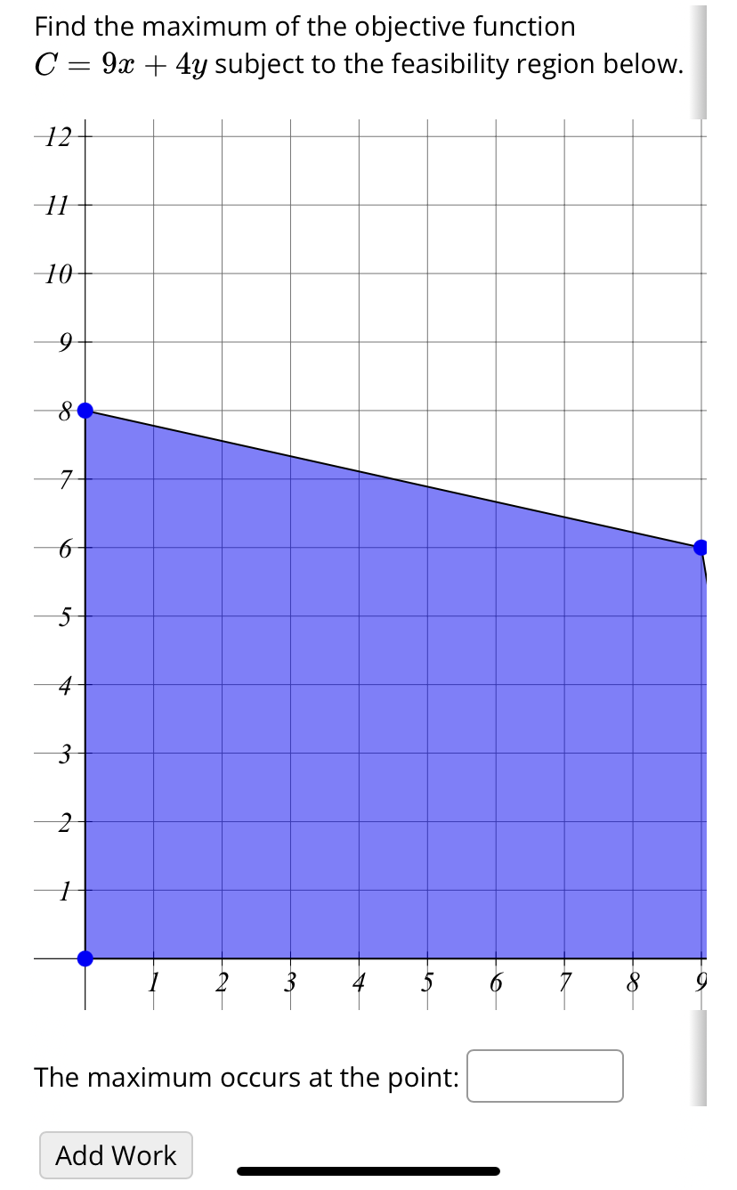 Solved Find The Maximum Of The Objective Function The