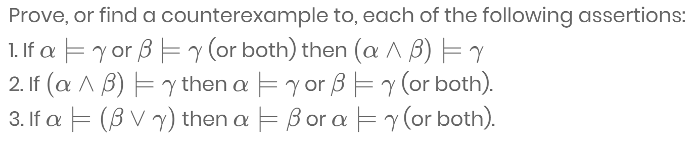 Solved Prove, or find a counterexample to, each of the | Chegg.com