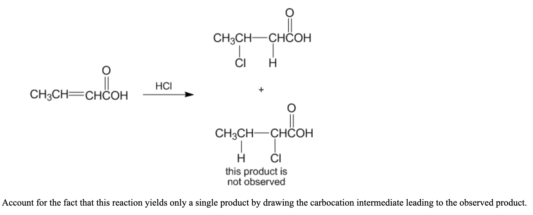 Solved The two alkenes below react with HI at different | Chegg.com