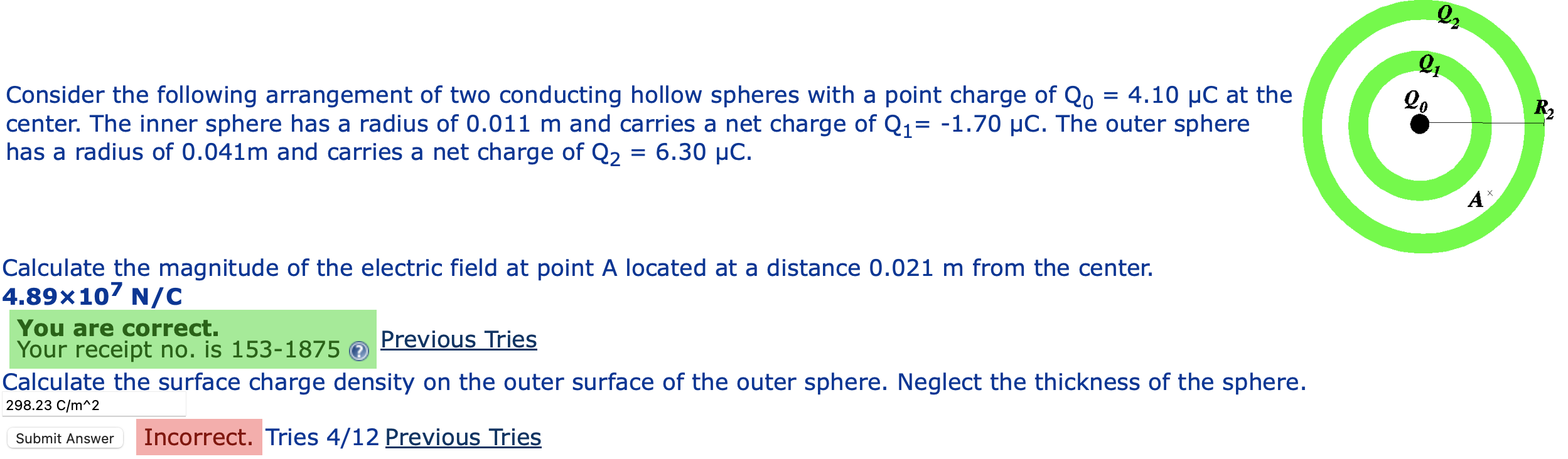 Solved Consider the following arrangement of two conducting | Chegg.com