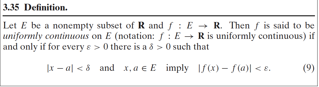 Solved 3.35 Definition. Let E be a nonempty subset of R and | Chegg.com