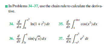 Solved In Problems 34−37, use the chain rule to calculate | Chegg.com