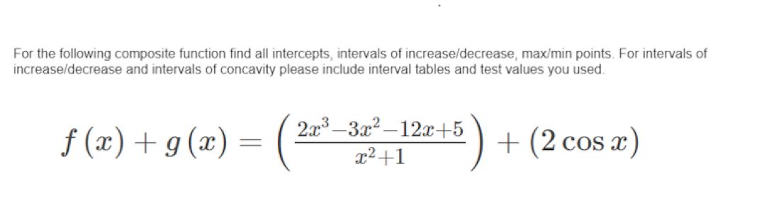 Solved For the following composite function find all | Chegg.com