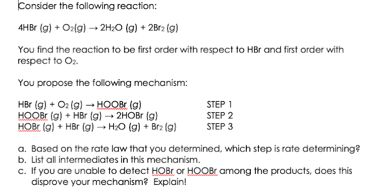 [Solved]: Consider the following reaction: ( 4 mathrm{HB