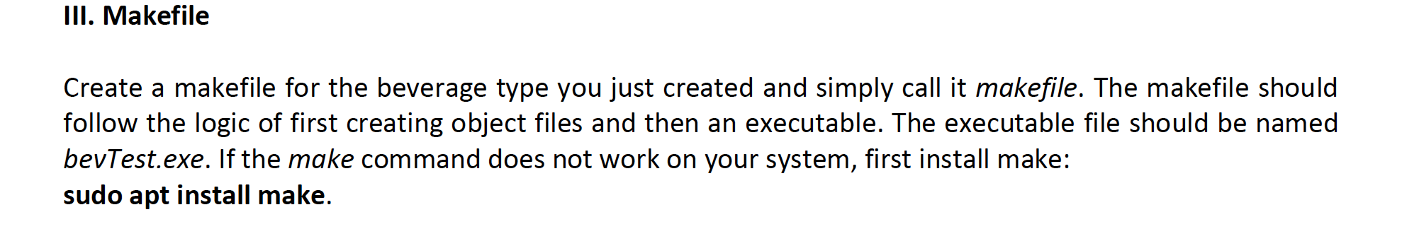 Solved Create an ADT for a beverage object by creating 3 | Chegg.com