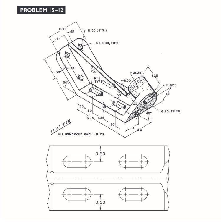 Solved Auxilary Drawings Complete Problem Draw the all | Chegg.com