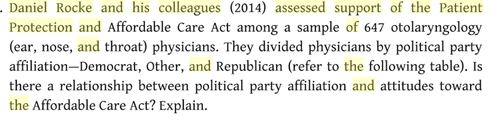 Solved Daniel Rocke and his colleagues (2014) assessed | Chegg.com