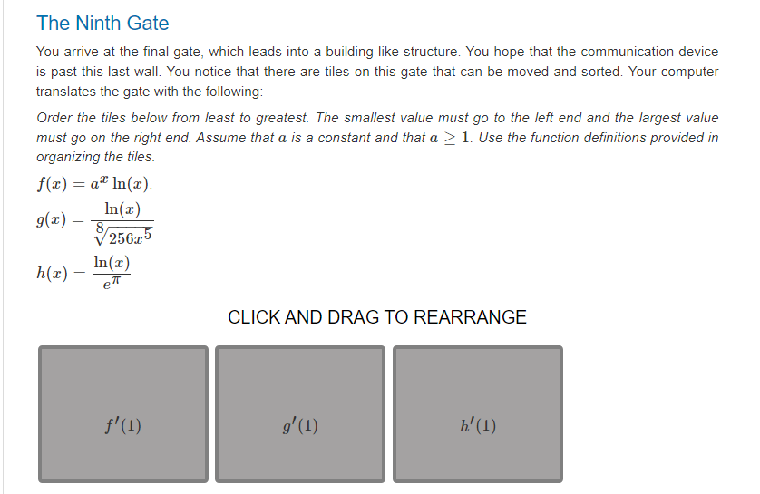 Solved You arrive at the final gate, which leads into a | Chegg.com