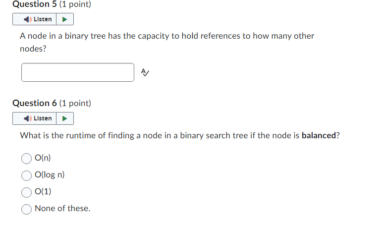 Solved A node in a binary tree has the capacity to hold | Chegg.com